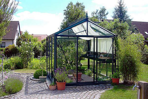 4SeasonGreenhouse. Exaco Royal Victorian Glass Greenhouse 10 x 15 Kit VI34
