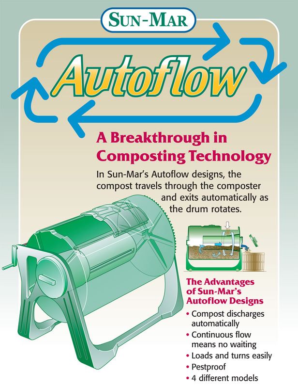 4SeasonGreenhouse. SUN-MAR 400 Autoflow Composter