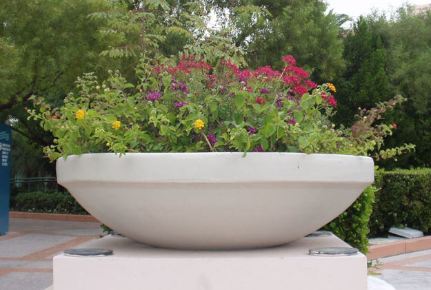 4SeasonGreenhouse. Terracast Low Bowl Planter - 12" High
