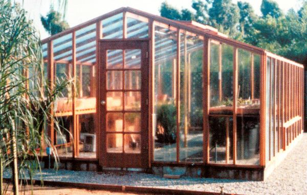 4SeasonGreenhouse. Riverside 15' W x 20' L Redwood Greenhouse kit