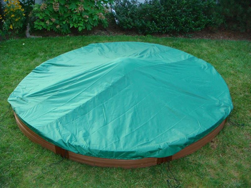 4SeasonGreenhouse. Circular Sandbox with Cover