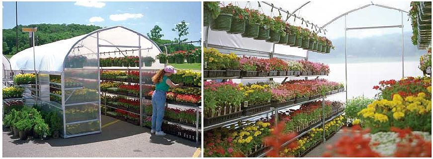 4SeasonGreenhouse. Bench Mart Deluxe 10 x 12 Retail Greenhouse