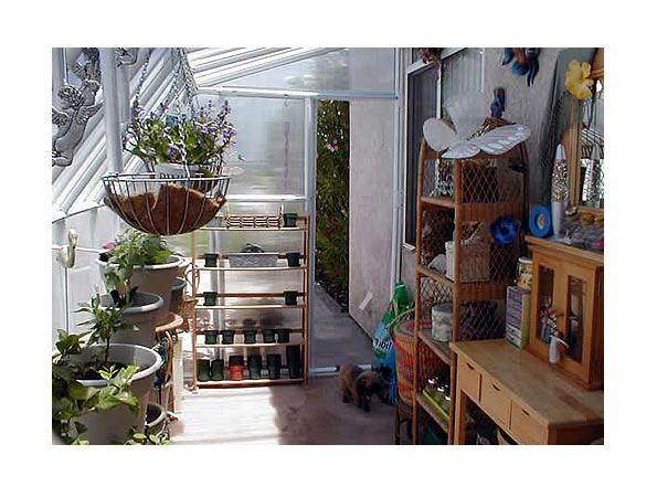 4SeasonGreenhouse. Eco SunRoom 12 Lean-To Greenhouse Kit - Poly