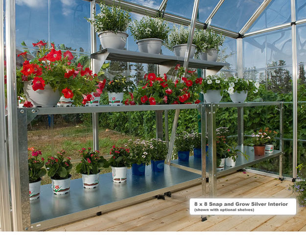 4SeasonGreenhouse. Snap & Grow Green 8 x 20 Greenhouse Kit