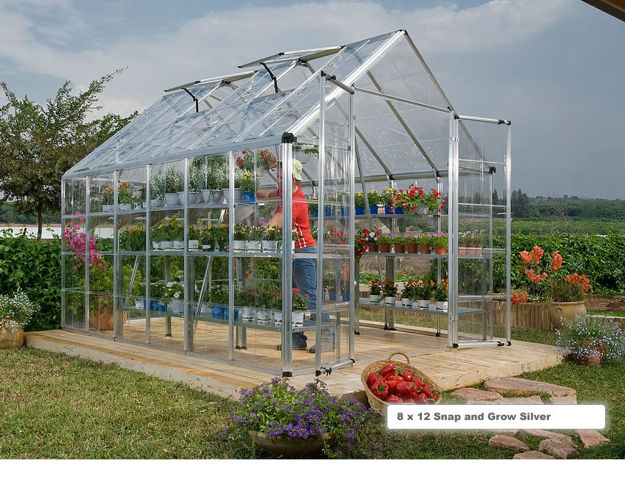 4SeasonGreenhouse. Snap & Grow Green 8 x 20 Greenhouse Kit
